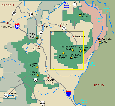 Northwest Hiker presents Hiking in the Wallowa-Whitman National Forest ...